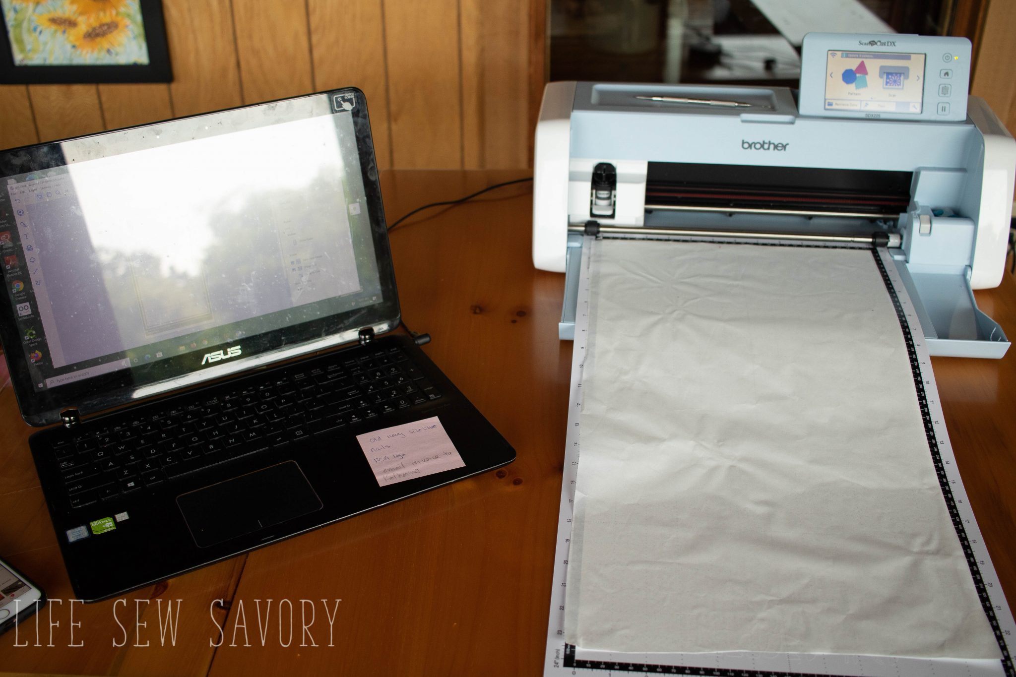 freezer paper stencil tutorial - Life Sew Savory