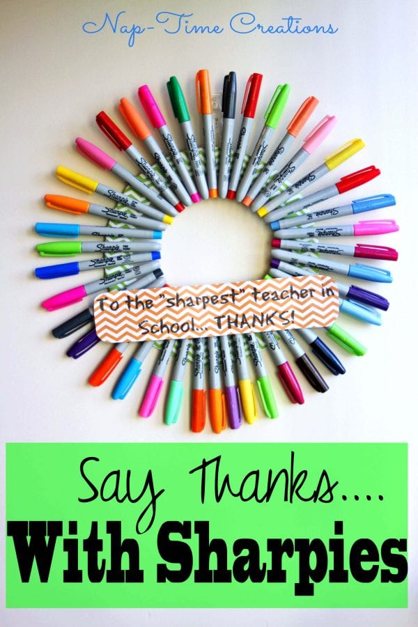 Sharpie Teacher Gift Idea - Life Sew Savory