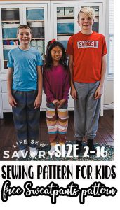 Free Unisex Sweatpants Pattern - Life Sew Savory