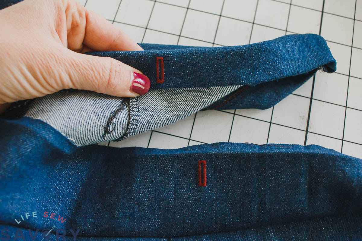 Adjustable Waistband Tutorial - with button elastic - Life Sew Savory