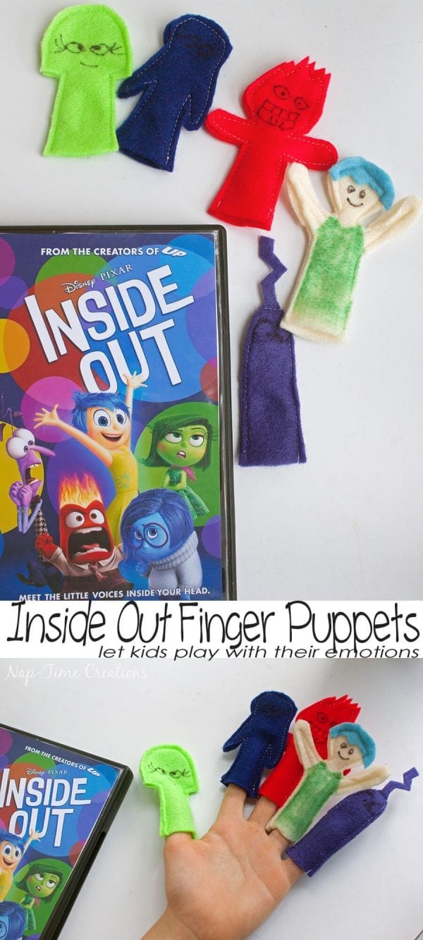 Inside Out Finger Puppets - Life Sew Savory