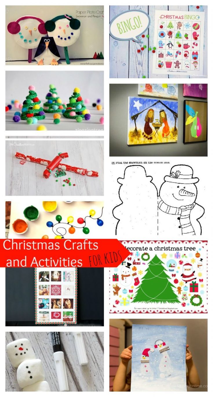 Christmas Crafts and Activities for kids - Life Sew Savory