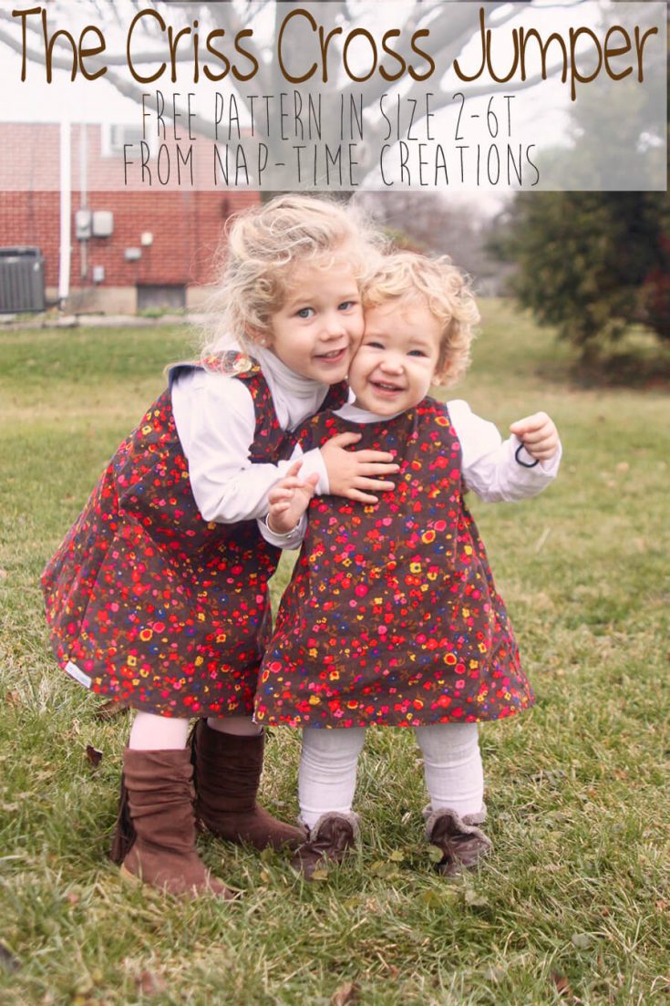 Free Criss Cross Jumper Pattern Size 2-6T - Life Sew Savory