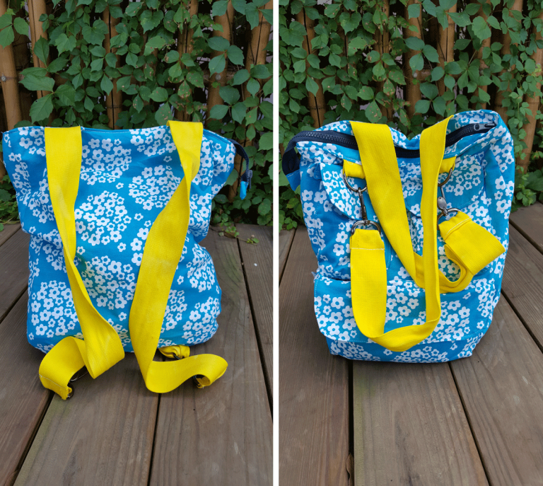 convertible purse / backpack free sewing pattern - Life Sew Savory