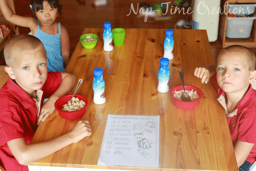 School Morning Routine Checklist - Life Sew Savory