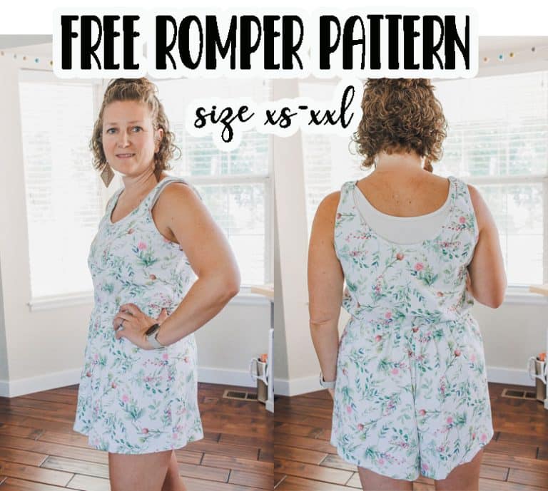 Tank Romper free pattern size 4-16Y - Life Sew Savory