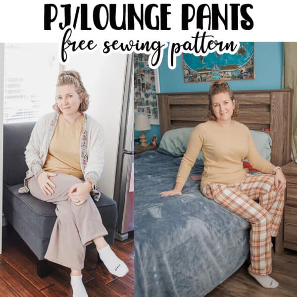 The Best Womens Pj / Lounge Pants Free Pattern - Life Sew Savory