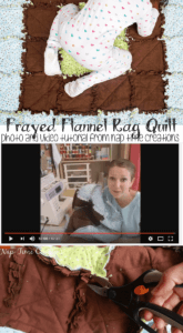 Easy Rag Quilt Tutorial video & photo instructions - Life Sew Savory