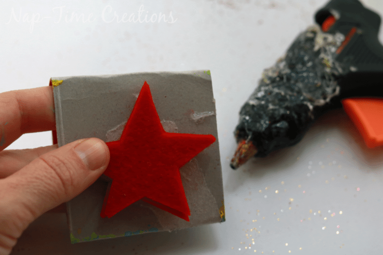 DIY Felt Stamps - Make your own Wrapping Paper - Life Sew Savory