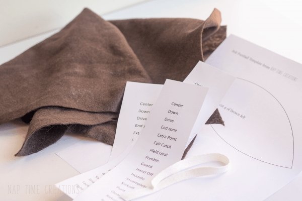 Felt Football Pattern - Life Sew Savory