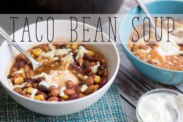 Taco Bean Soup Recipe - Life Sew Savory