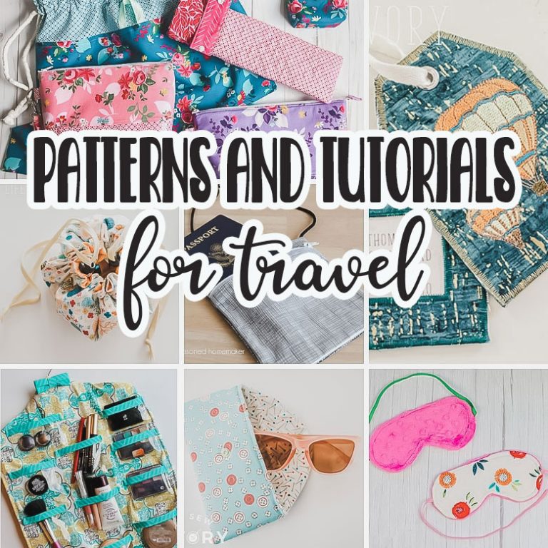 10 Free Sewing Patterns and Tutorials - Life Sew Savory