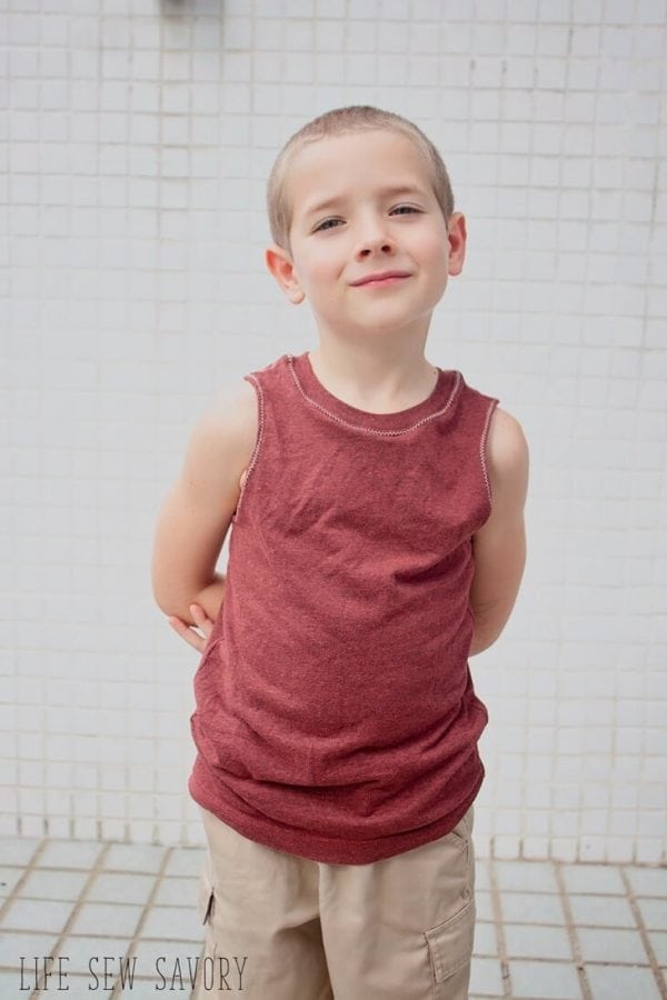 Tank Top Pattern - Boys Free PDF - Life Sew Savory