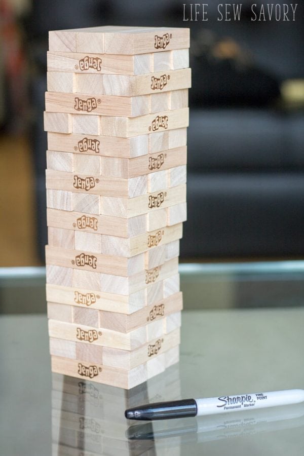 Would You Rather Game - JENGA - Life Sew Savory