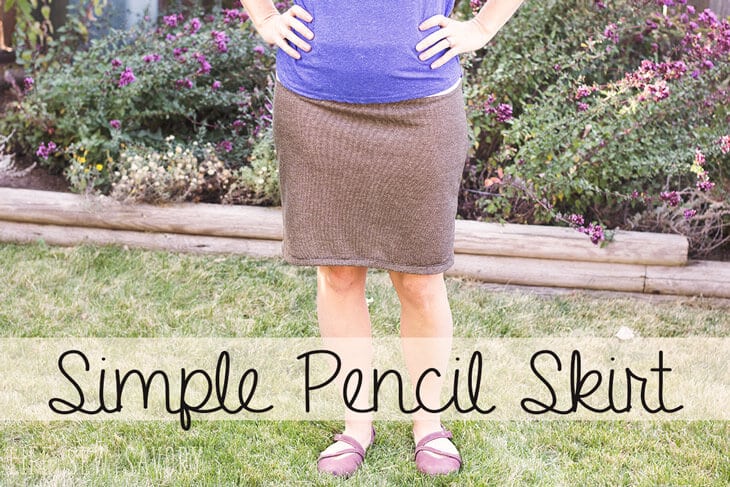 Simple Pencil Skirt Pattern - Life Sew Savory