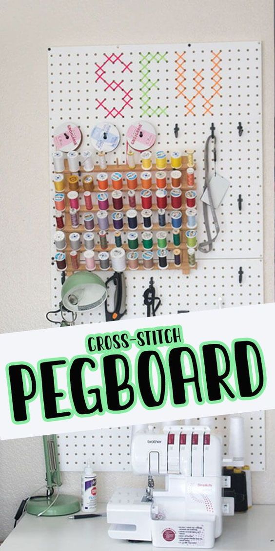 DIY Pegboard Decoration - Life Sew Savory