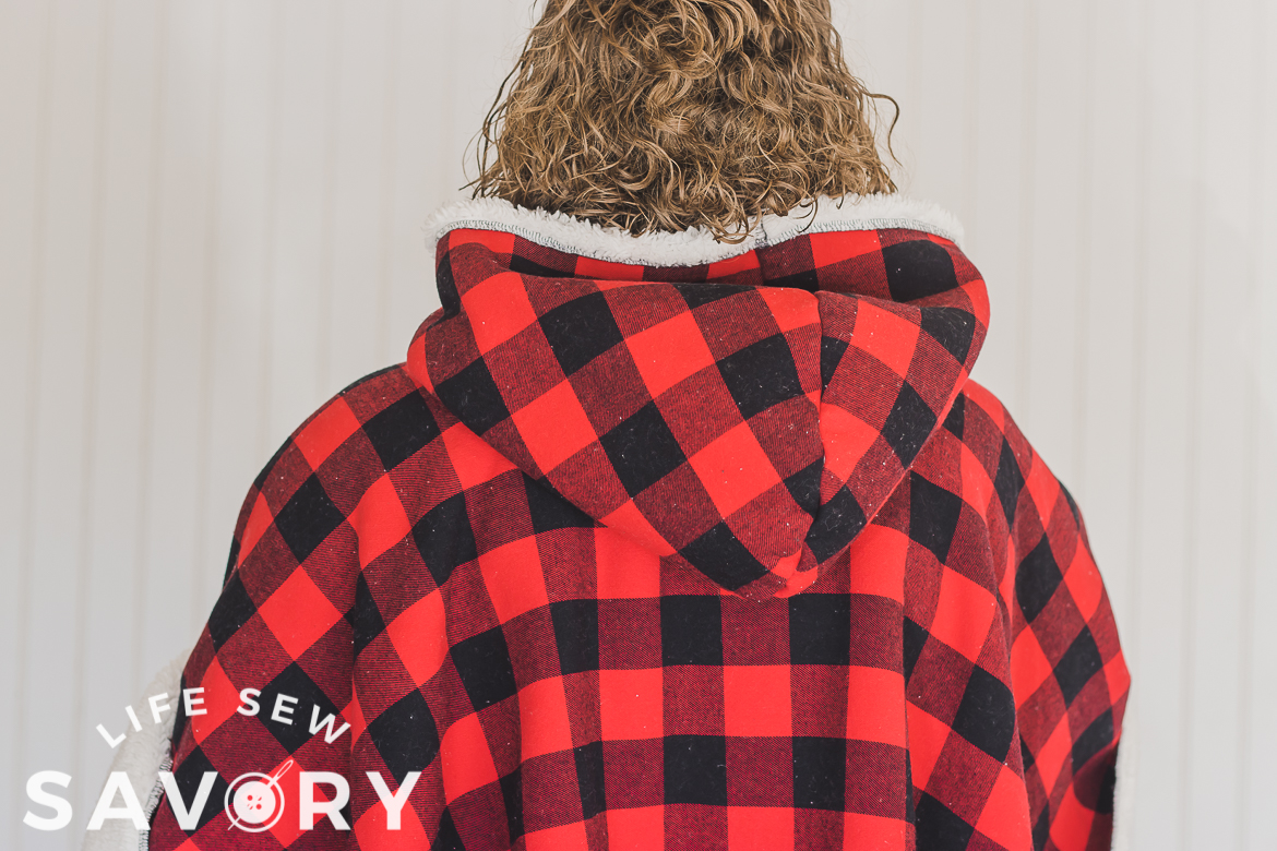 Hooded Wool Cape Sewing Tutorial - Life Sew Savory