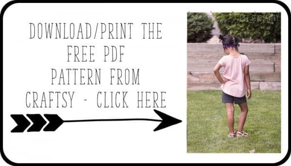 Free Sewing Patterns for Girls - Swing Tee - Life Sew Savory