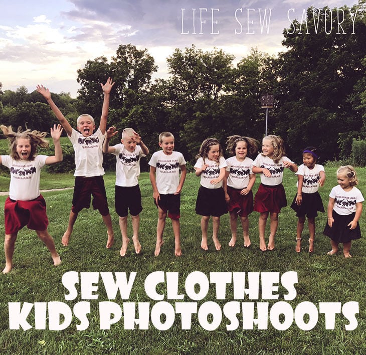 Sew your own clothes for family photos - Life Sew Savory