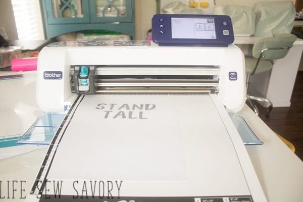 Brother Scan N Cut image to vinyl decal - Life Sew Savory