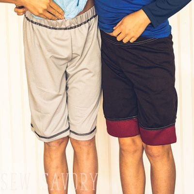 Mesh Athletic Shorts Free Pattern - Life Sew Savory