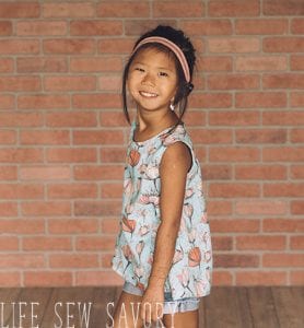 free dress sewing pattern for Girls - Life Sew Savory