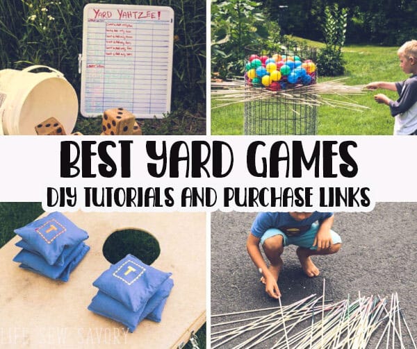 Best Yard Games - To Make or Buy - Life Sew Savory