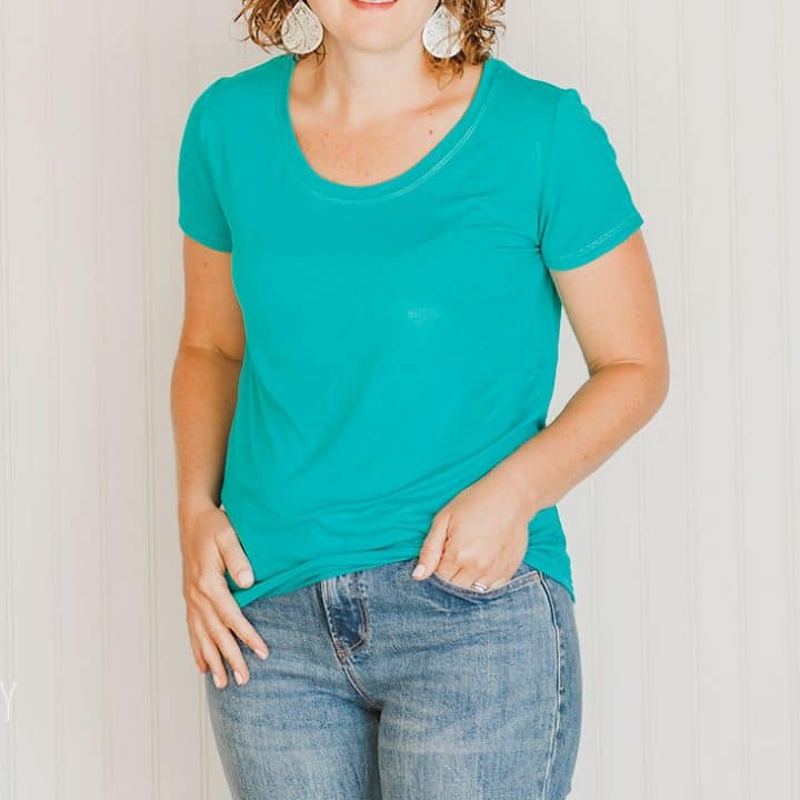 Women's Boyfriend Tee - Free Sewing Pattern - Life Sew Savory