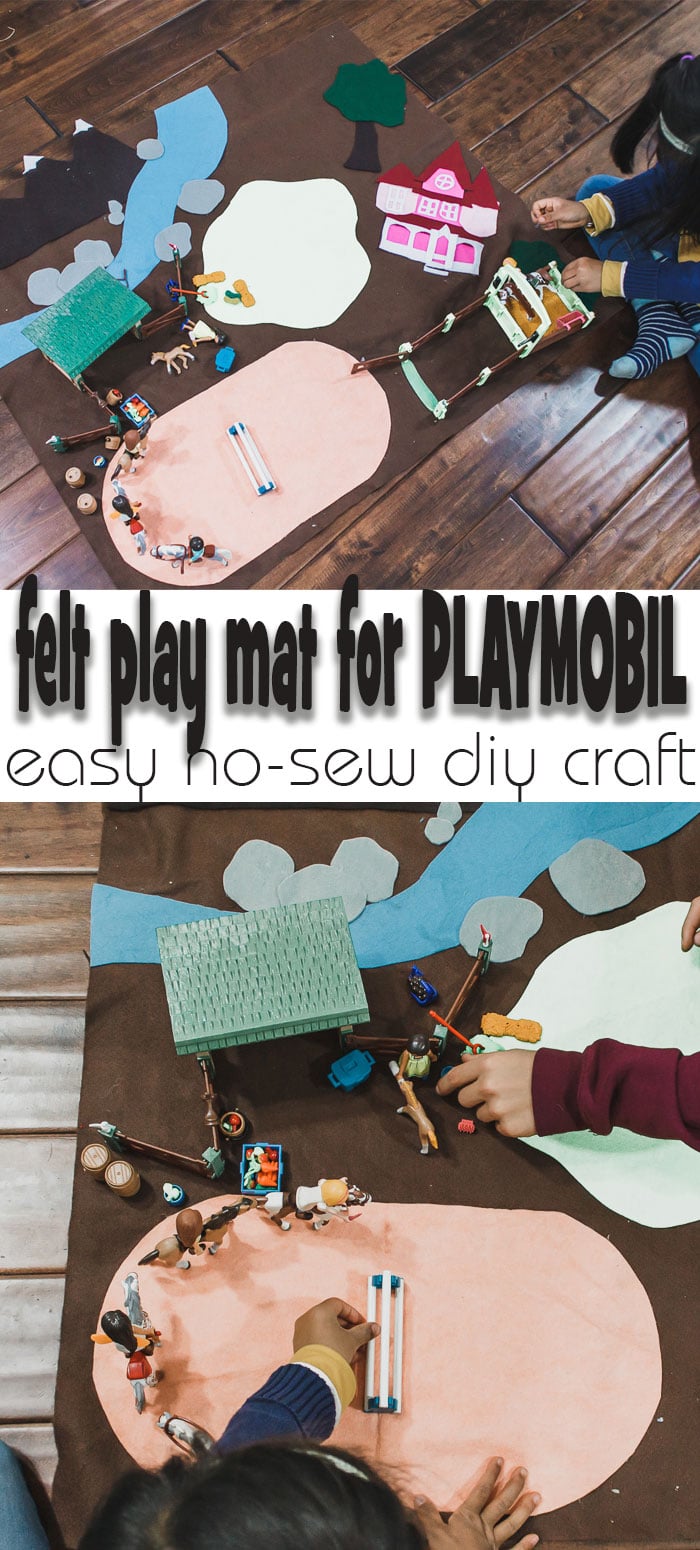 How to Make a Felt Play Mat - for PLAYMOBIL - Life Sew Savory