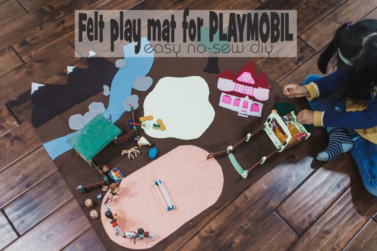 How to Make a Felt Play Mat - for PLAYMOBIL - Life Sew Savory