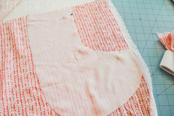 How to sew a skirt - with pockets - Life Sew Savory