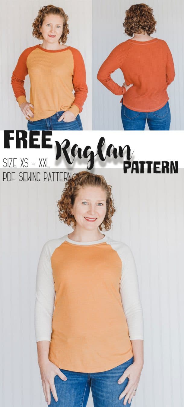 Free Shirt Sewing Pattern - Womens Raglan - Life Sew Savory