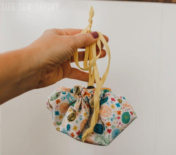 Drawstring Makeup Bag - Sewing Tutorial - Life Sew Savory