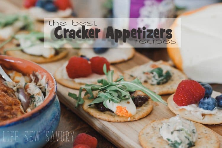 More Cracker Toppings recipes - Life Sew Savory