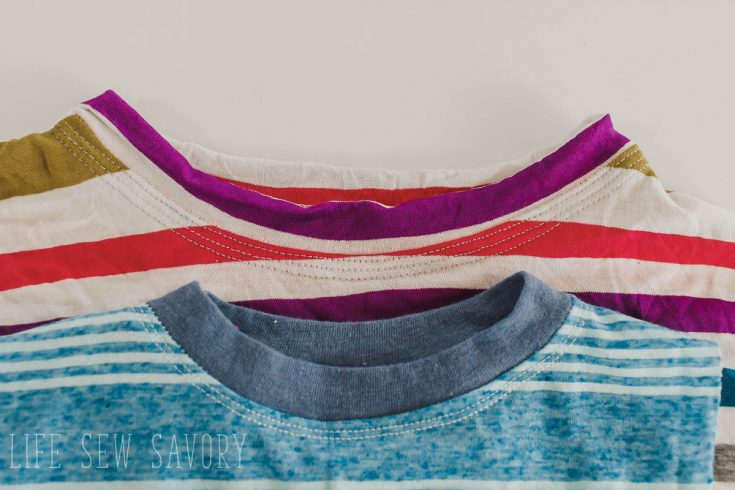 T-Shirt Neck Binding Sewing Tutorial - Life Sew Savory