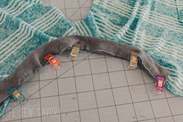 T-Shirt Neck Binding Sewing Tutorial - Life Sew Savory