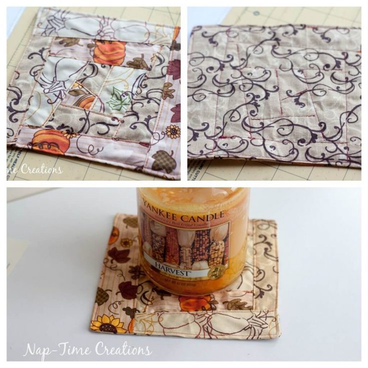 Decorative Candle Cozy Sewing tutorial - Life Sew Savory