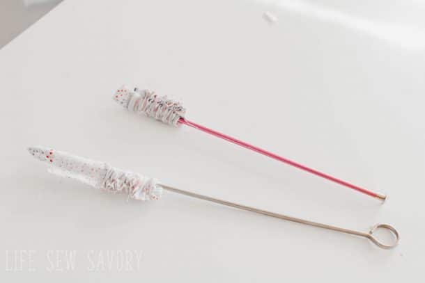 How to turn thin fabric tubes - tips - Life Sew Savory