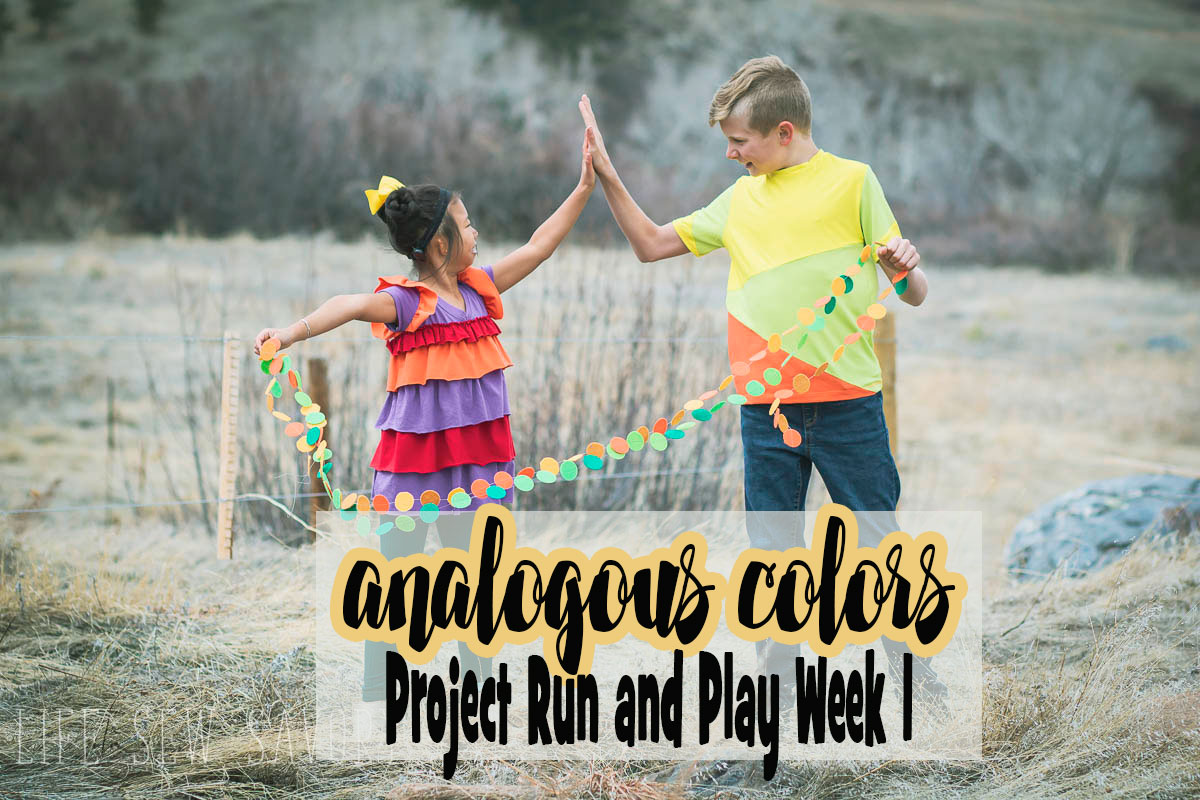 Project Run and Play - Analogous Colors - Life Sew Savory