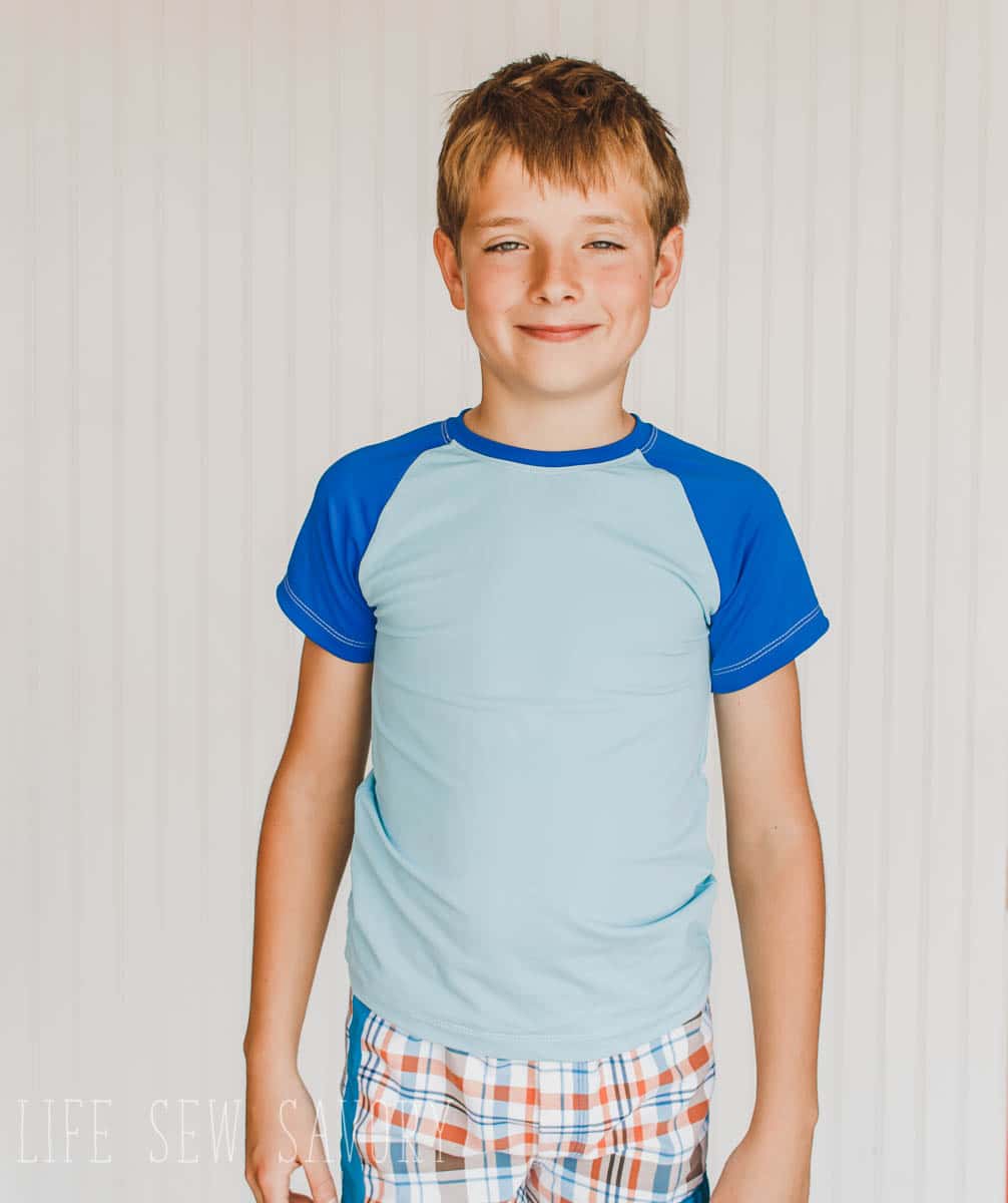 How to sew a rash guard - Life Sew Savory