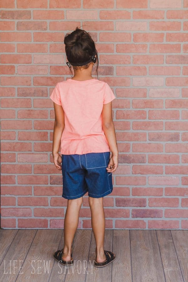 Free Shorts Pattern - Girls Bermuda - Life Sew Savory