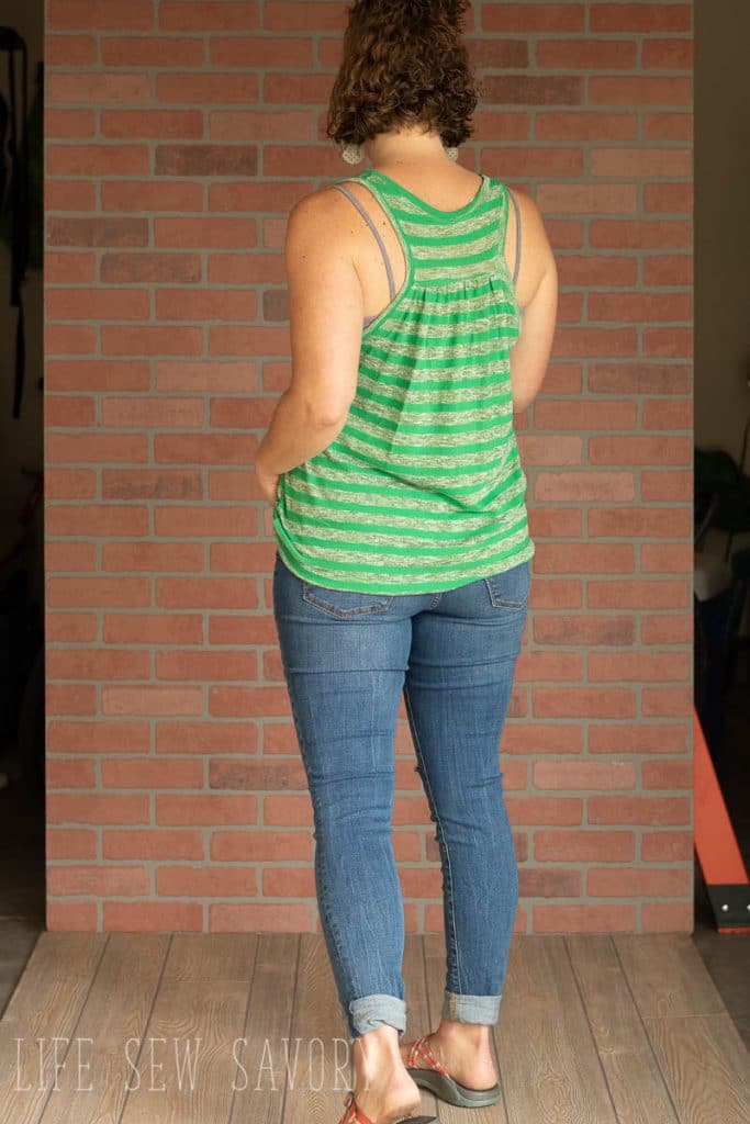 Womens Gathered Back Tank Pattern - Life Sew Savory