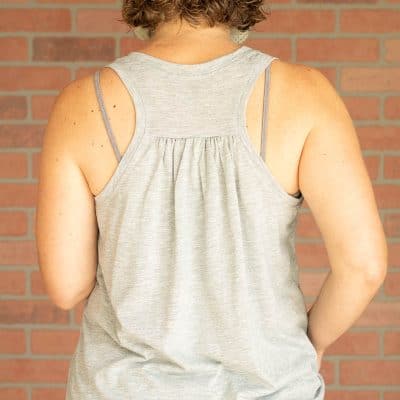 Womens Gathered Back Tank Pattern - Life Sew Savory