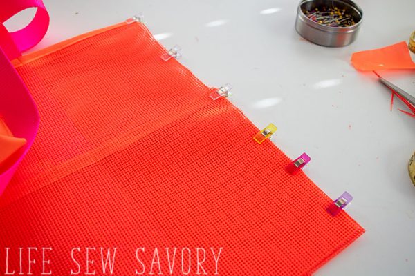 Free Mesh Beach Bag sewing pattern - Life Sew Savory