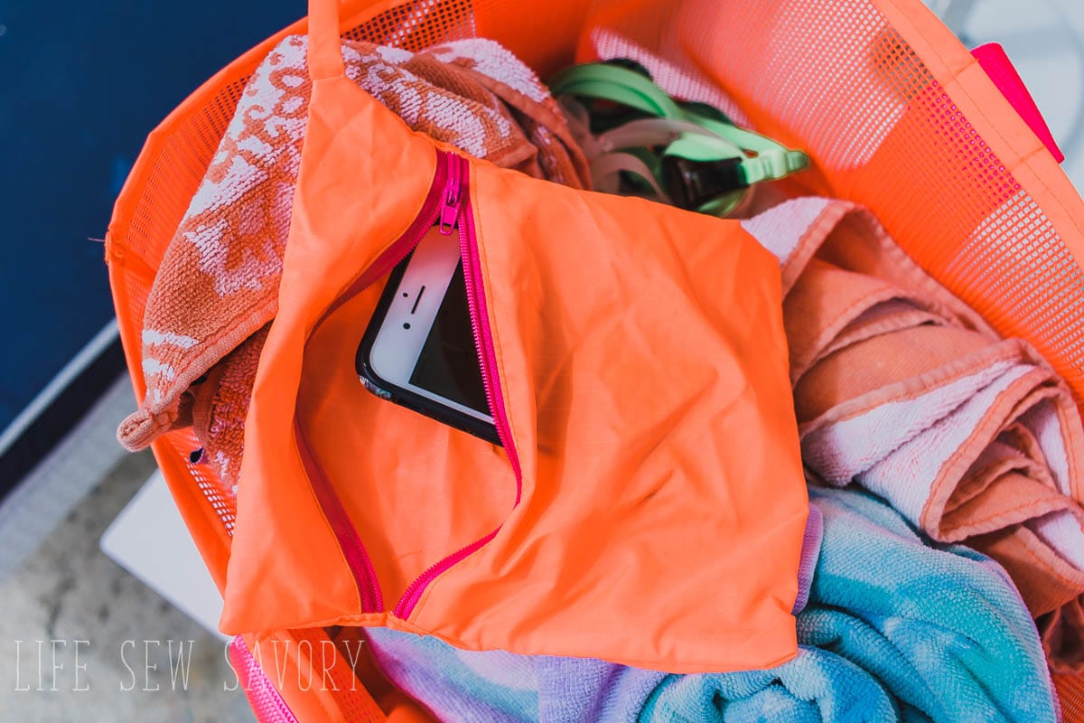 Free Mesh Beach Bag sewing pattern - Life Sew Savory