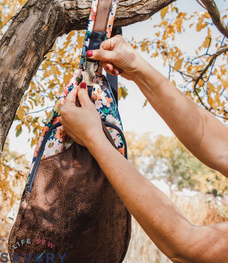 Sling Backpack Free Pattern - Life Sew Savory