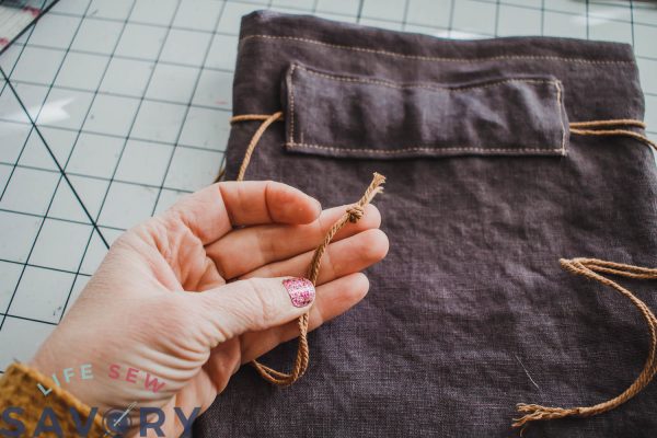 Natural Linen Bread Bags Sewing Tutorial - Life Sew Savory