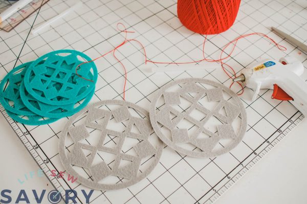 Delicate Felt Ornament Template - Life Sew Savory