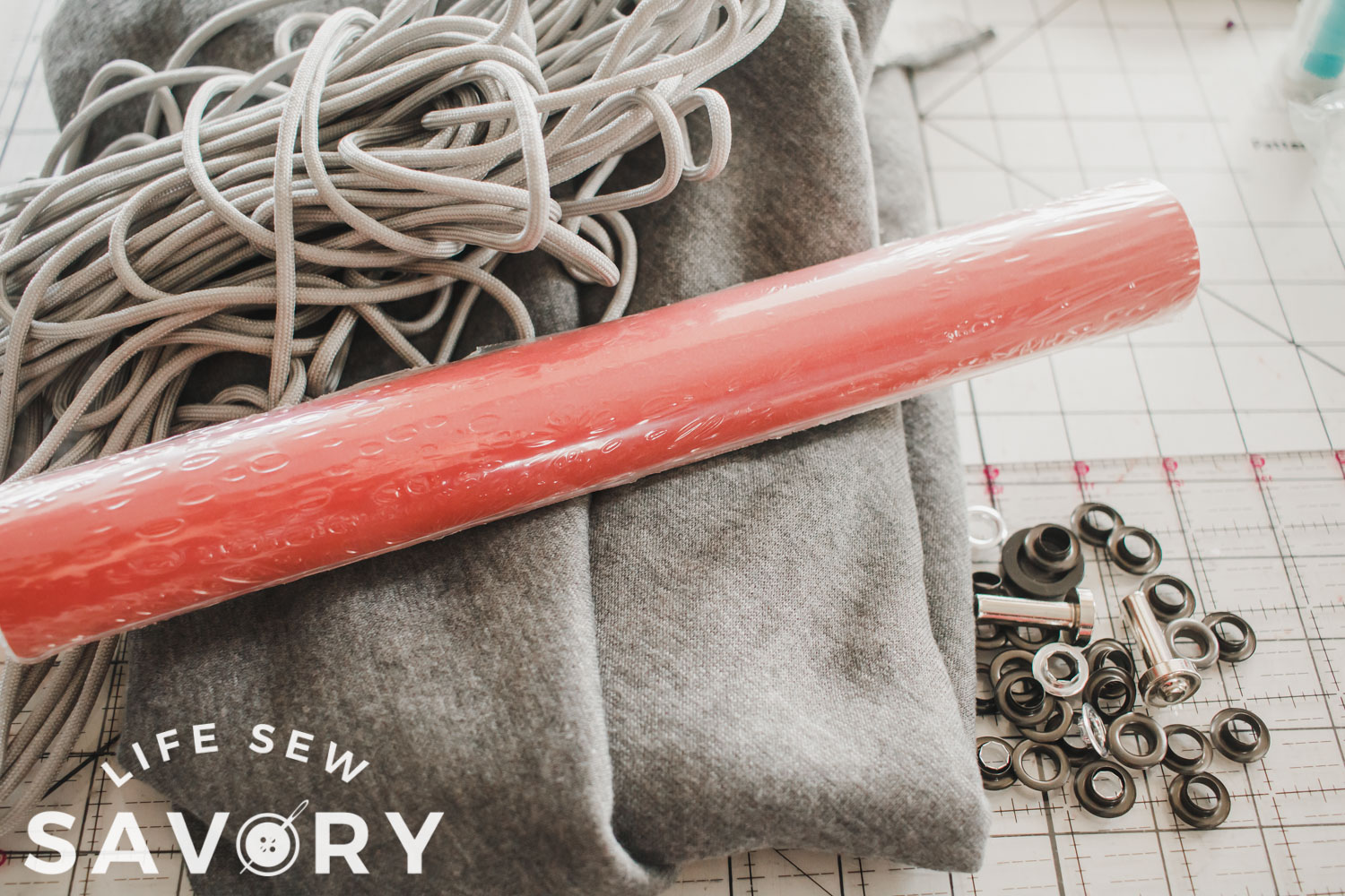 How to sew a drawstring bag/Cinch Sack - Life Sew Savory