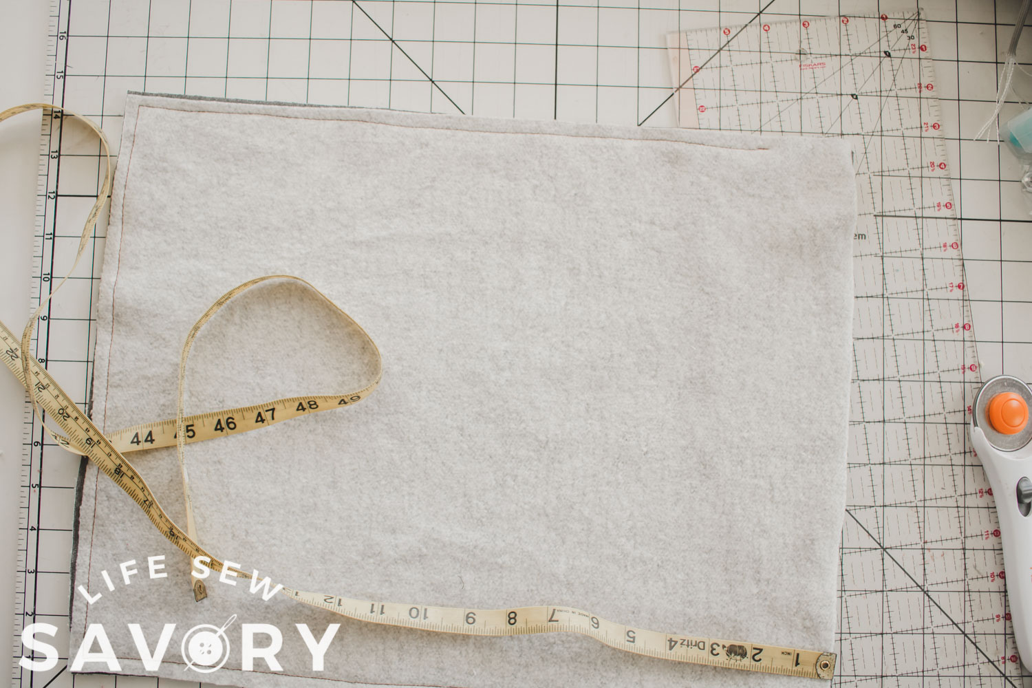 How to sew a drawstring bag/Cinch Sack - Life Sew Savory